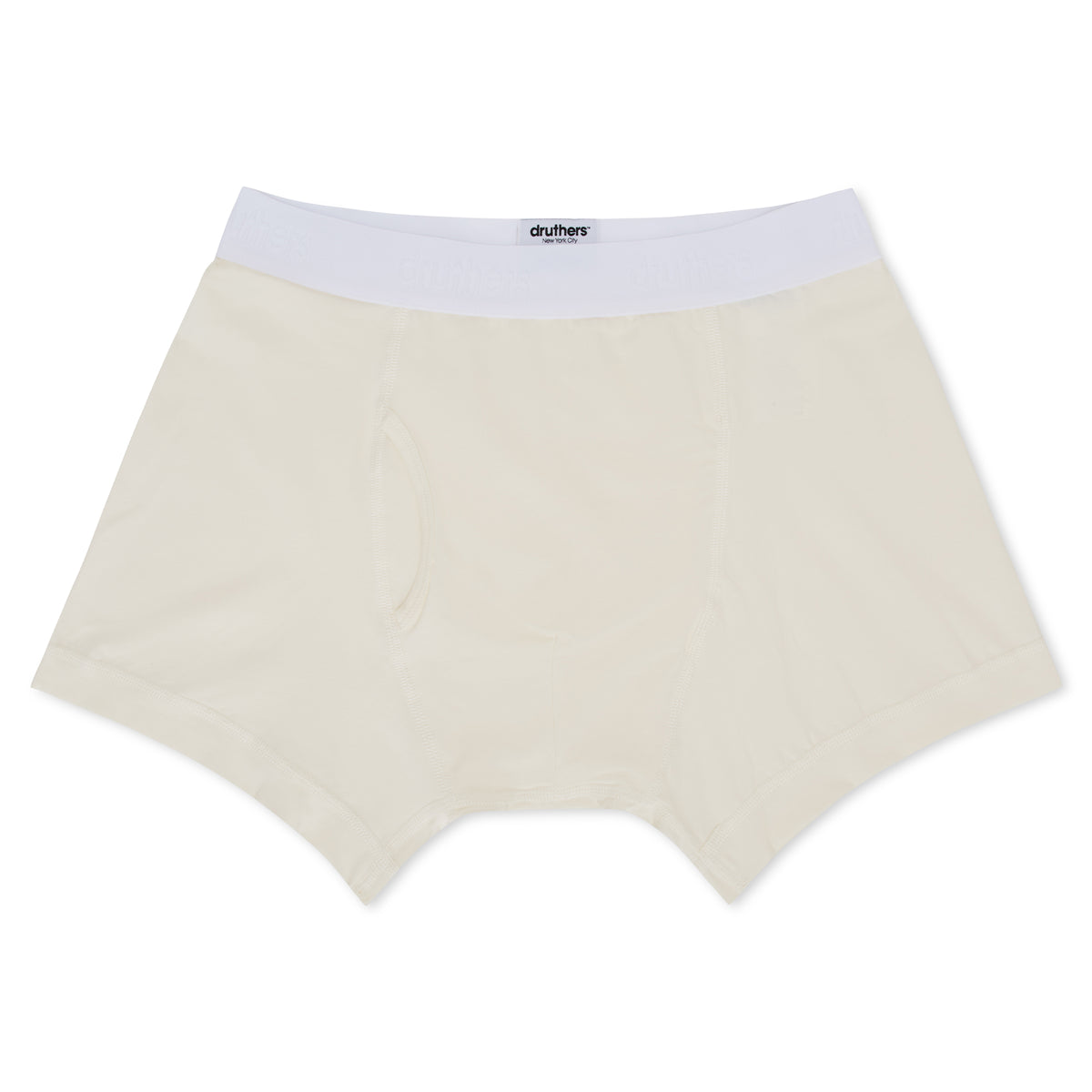 Organic Cotton Boxer Briefs - Off White – Druthers NYC