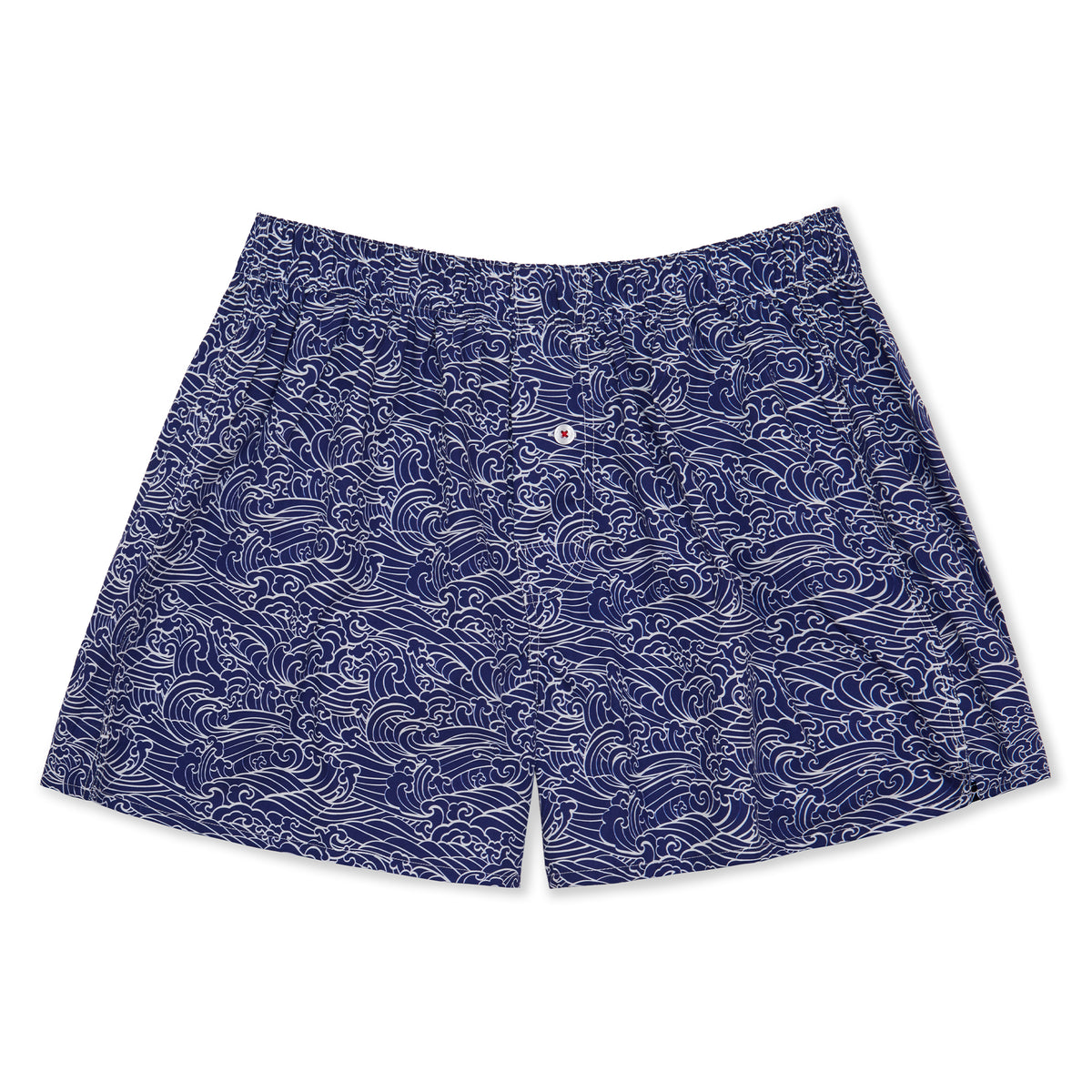 Organic Cotton Japanese Waves Boxer Shorts – Druthers NYC